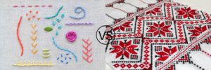 Embroidery Vs Cross stitch - Key Differences & Similarities - SewingWorker