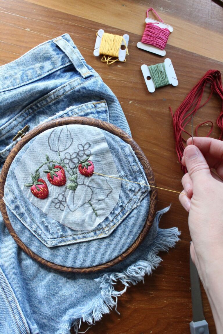 How to Do Embroidery on Clothes by Hand for Beginners - SewingWorker