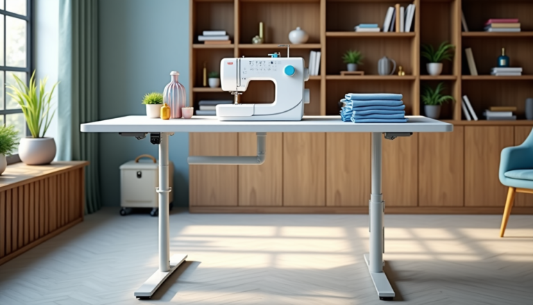 10 Best Adjustable Height Sewing Table for Perfect Ergonomics ...